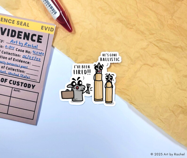 Forensics Pun Stickers Criminology Crime Scene Investigator - Etsy