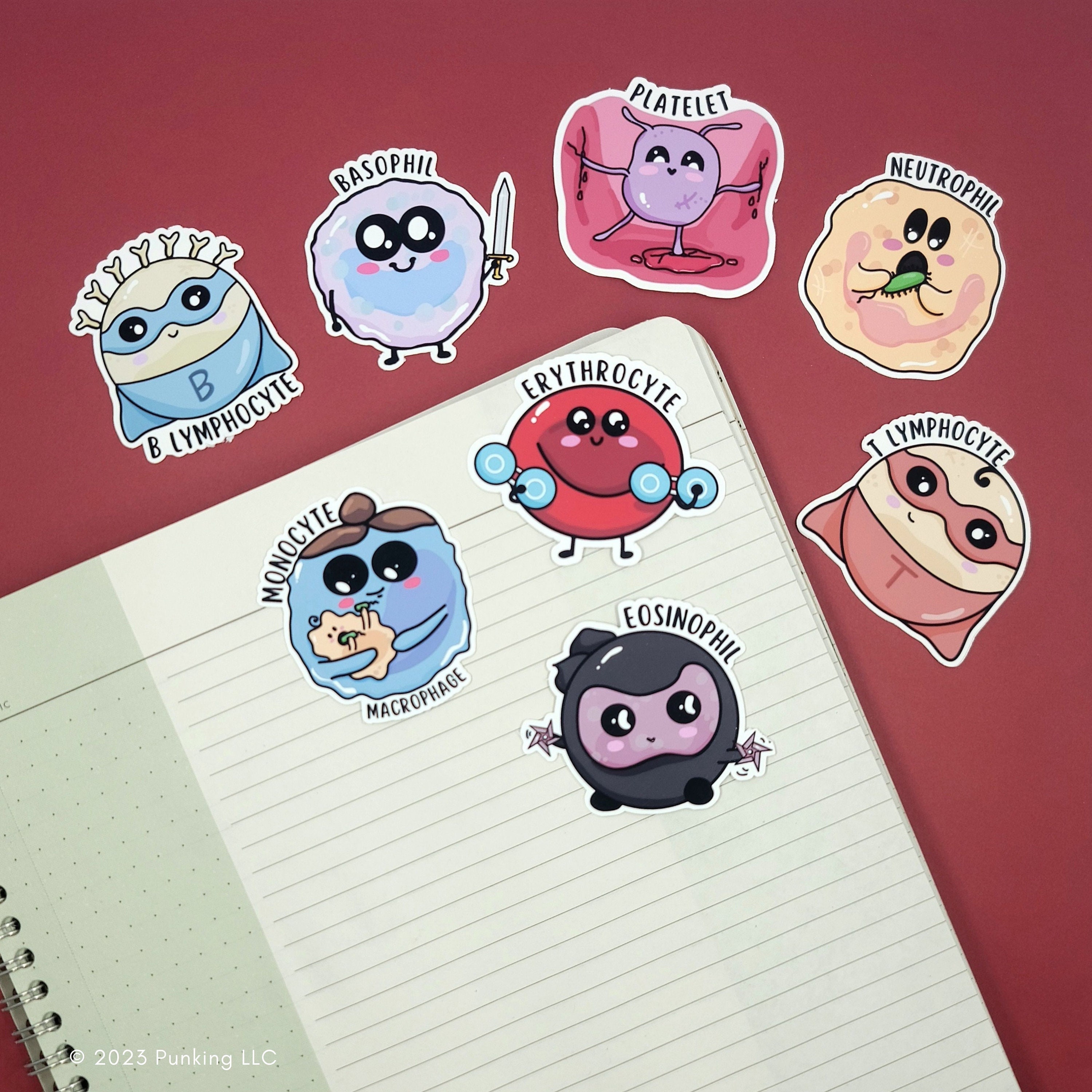 Blood Cells Stickers or Magnets Science Hematology - Etsy