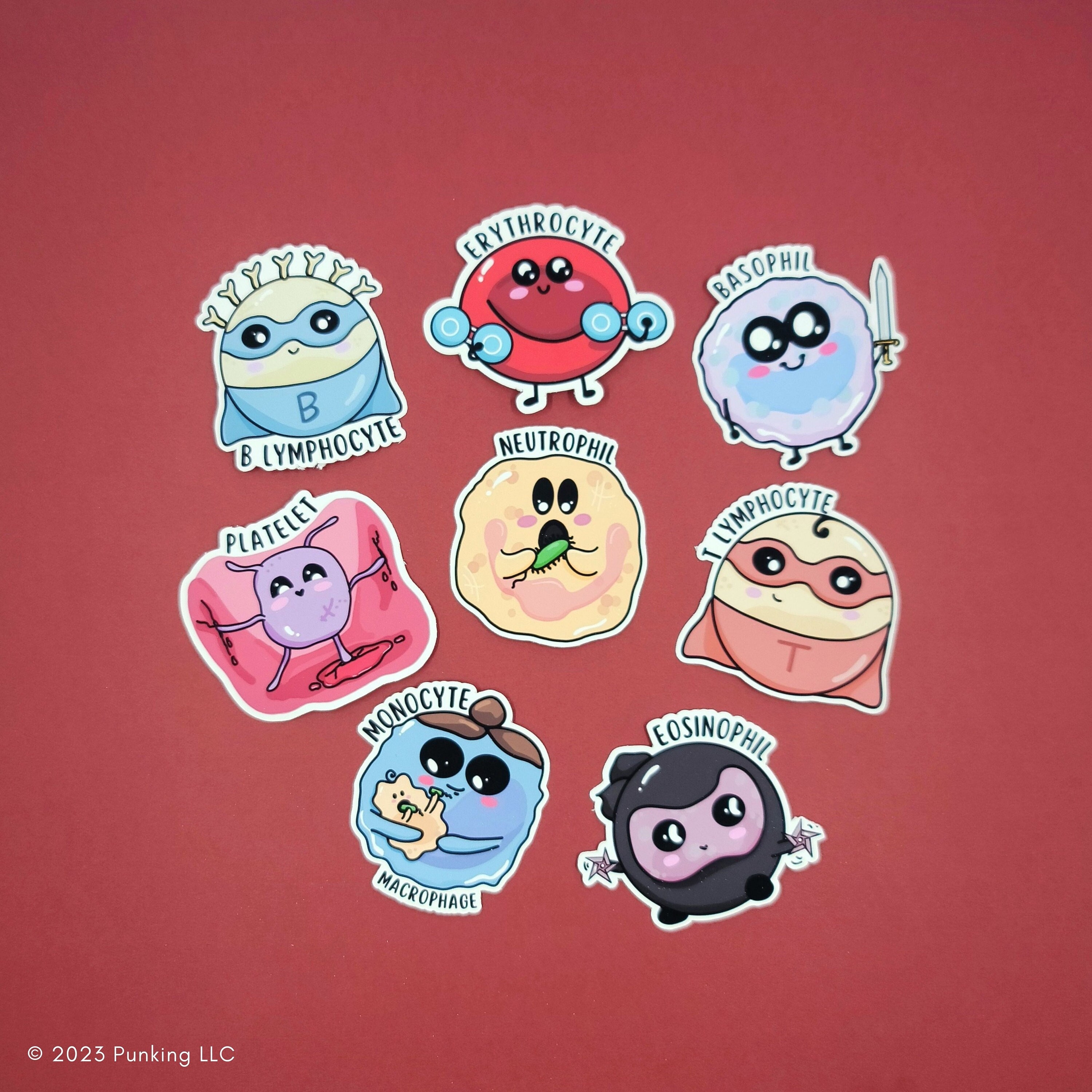 Blood Cells Stickers or Magnets Science Hematology - Etsy