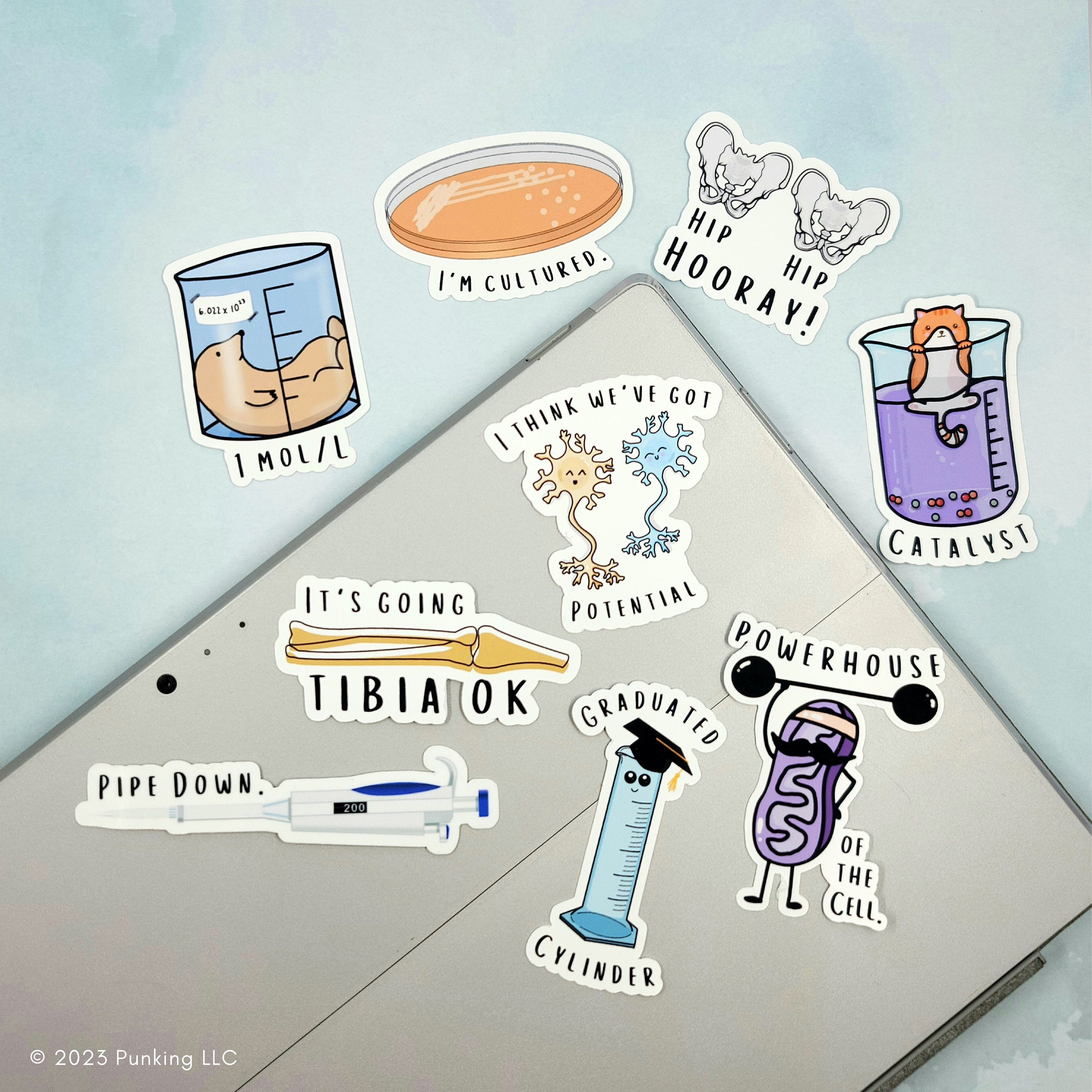 Science Pun Stickers Science Biology Chemistry Pre-med - Etsy