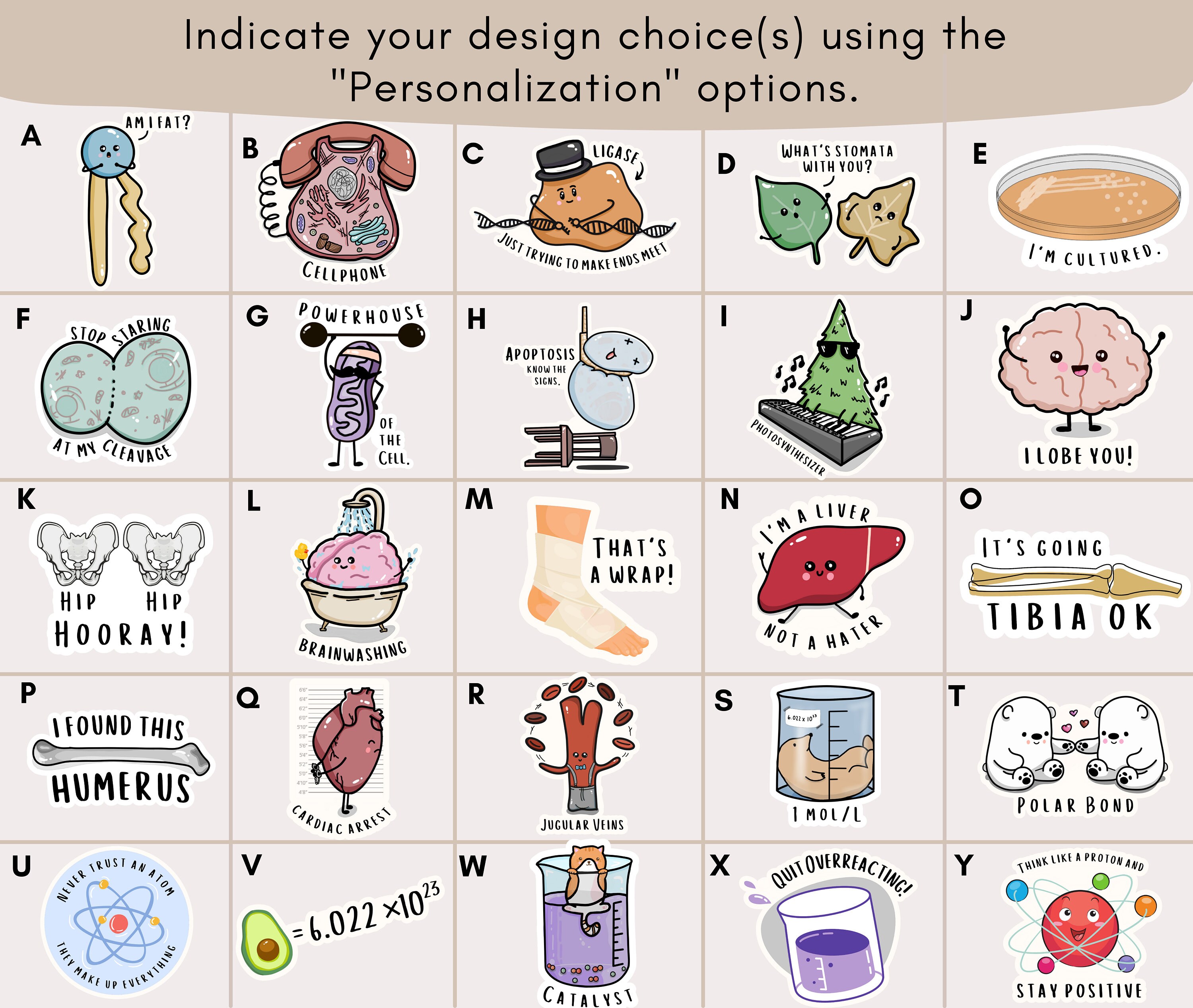 STEM Pun Prints Funny Science Prints Science Posters Pun | Etsy