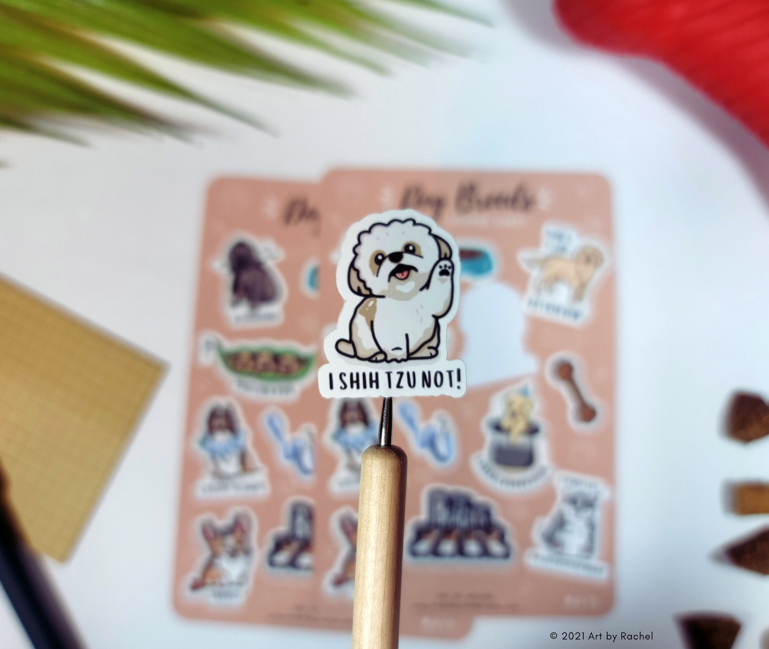 Dog Puns Sticker Sheet Animals Puns Cute Dogs Funny - Etsy