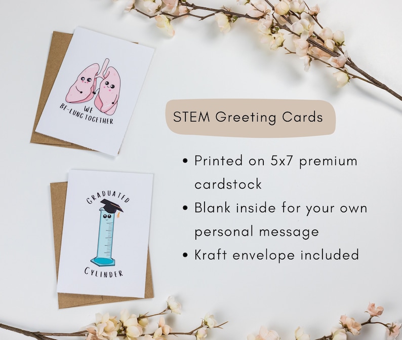 STEM Greeting Cards | Funny Science Cards, Congratulations, Graduation ...