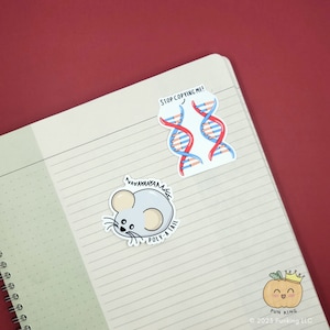 Genetics Pun Stickers | Science, Biology, Genetics, Pre-med | Water ...