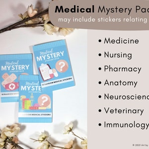 STEM Mystery Stickers | Science, Biology, Pre-med, Pharmacy | Water ...