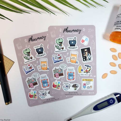 Anatomy Sticker Sheet Medicine Pre-med Science Bullet - Etsy