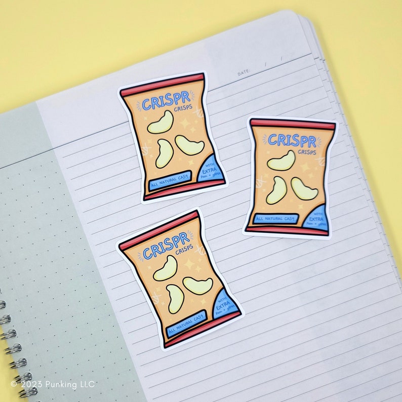 CRISPR Crisps | Sticker or Magnet | Science, Pre-med, Lab | Laptop ...