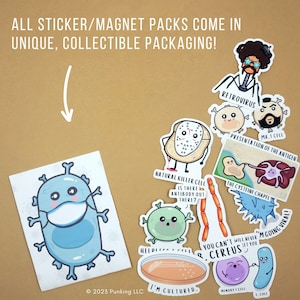 Immunology Pun Stickers | Science, Immunology, Microbiology, Viruses ...