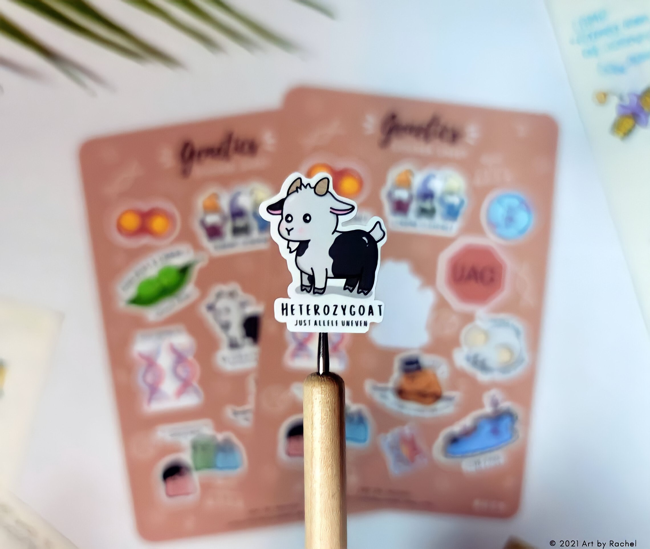 Genetics Sticker Sheet Science Biology Pre-med Bullet - Etsy