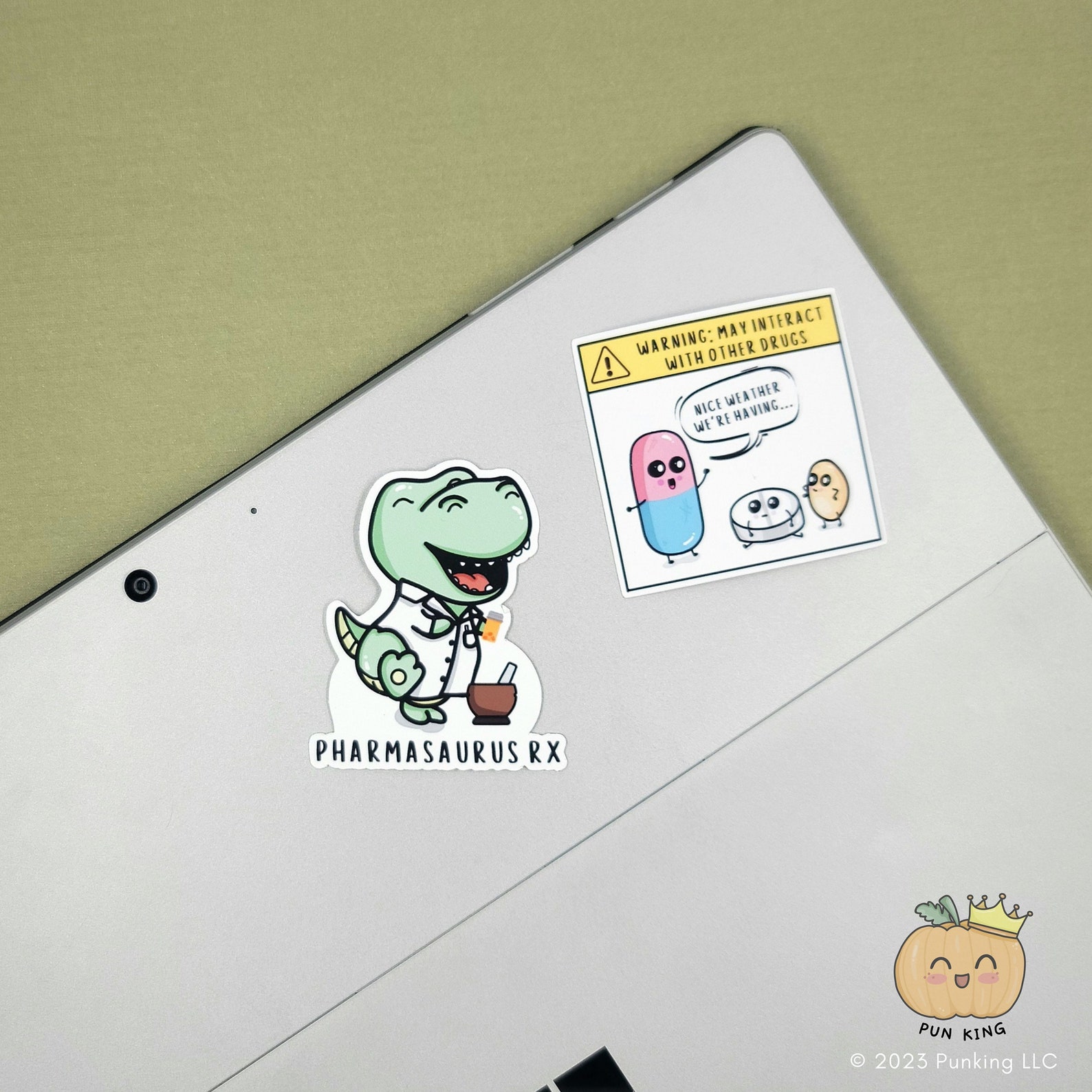 Pharmacy Pun Stickers Science, Medicine, Biochem, Nursing Water Bottles ...