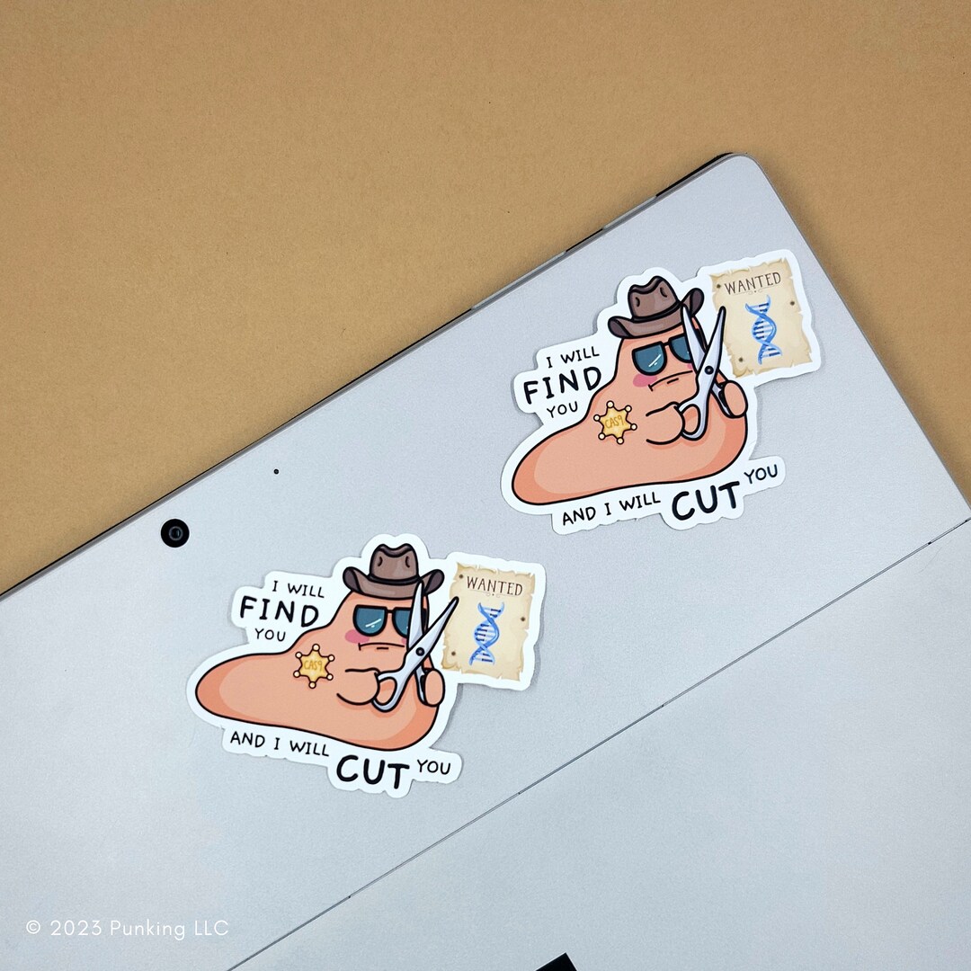Crispr-cas9 Sheriff | Sticker or Magnet | Science, Pre-med, Lab ...