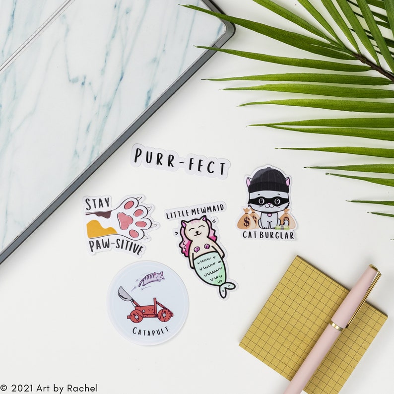 Cat Lover Pack Bullet Journals Crafts Water Bottles - Etsy