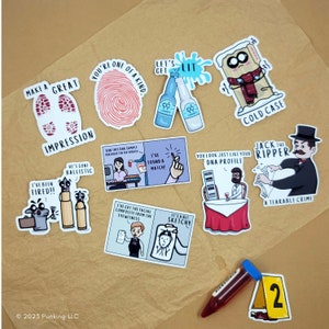 Forensics Pun Stickers | Criminology, Crime Scene Investigator | Water ...