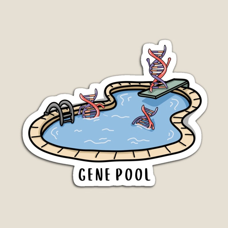 Genetics Pun Stickers Science Biology Genetics Pre-med | Etsy