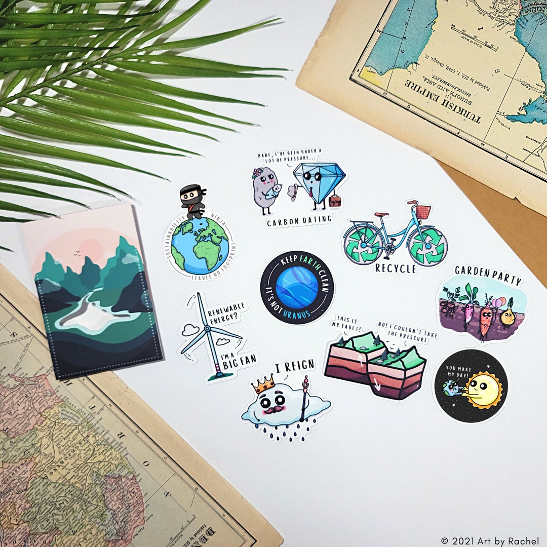 Environmental Science Pun Stickers Science Ecology - Etsy