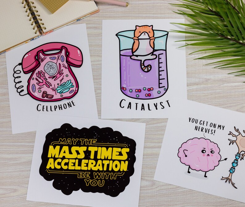 STEM Pun Prints | Funny Science Prints, Science Posters, Pun Prints ...