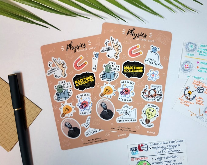 Biology Sticker Sheet Science Genetics Pre-med Bullet - Etsy