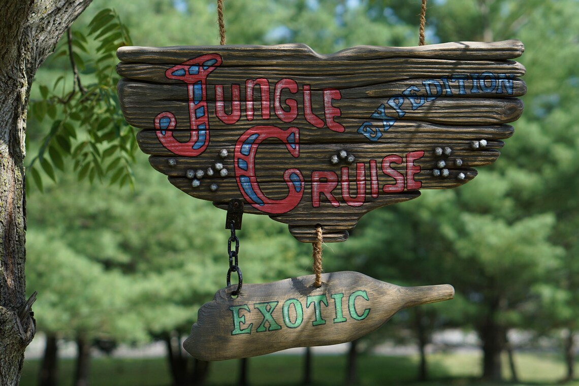 Jungle Cruise Sign - Etsy