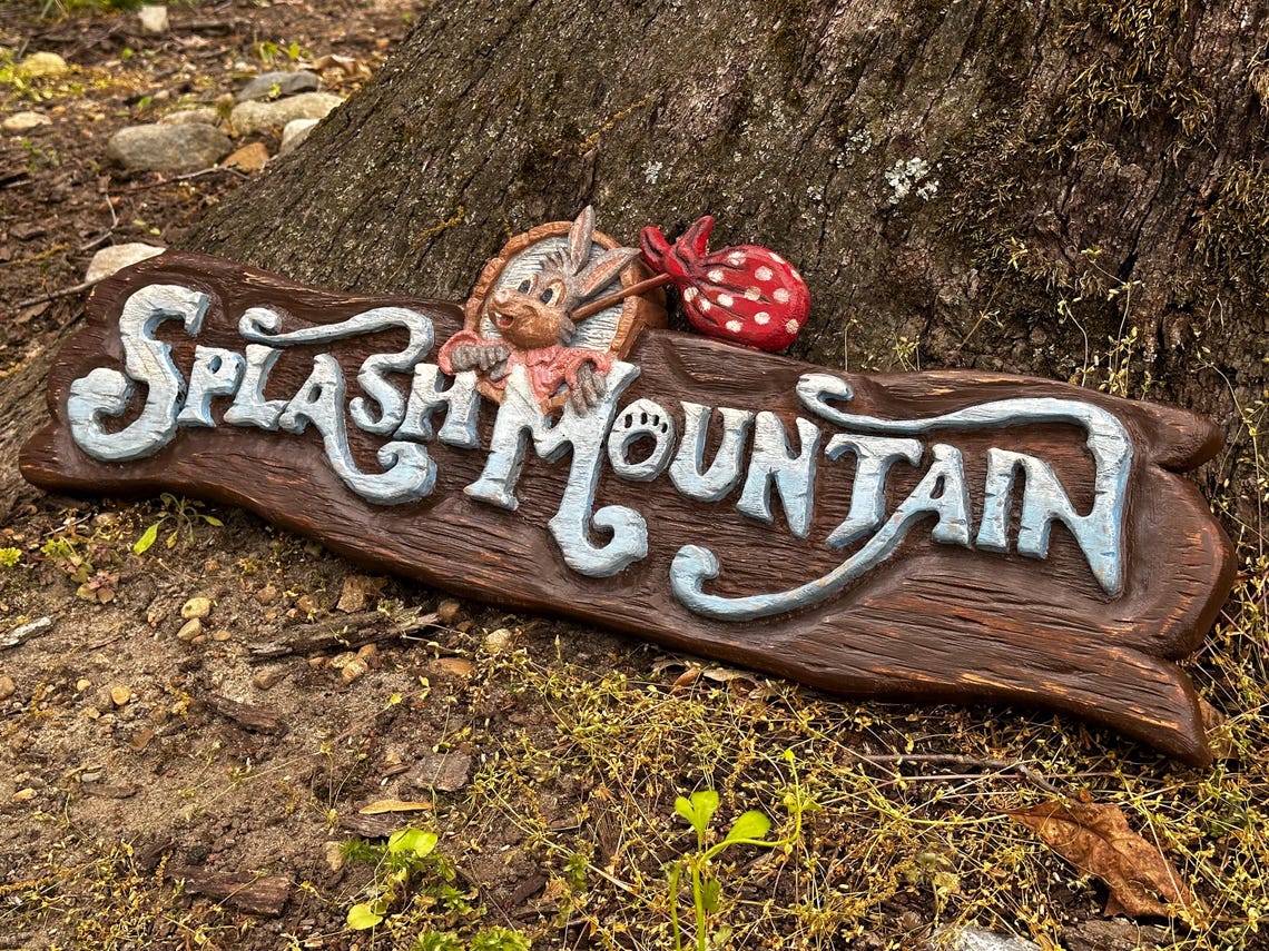 Disney’s Magic Kingdom Splash Mountain Sign - Etsy