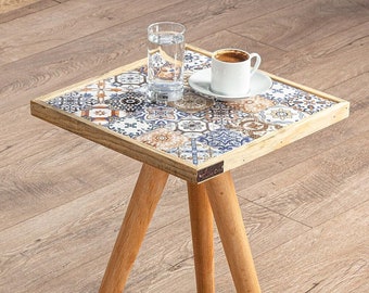 Antique Tile Table - Etsy