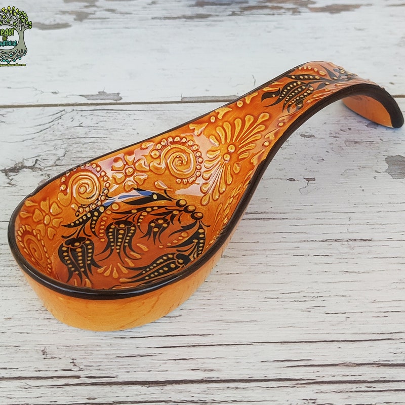 Ceramic Spoon Holder - Etsy