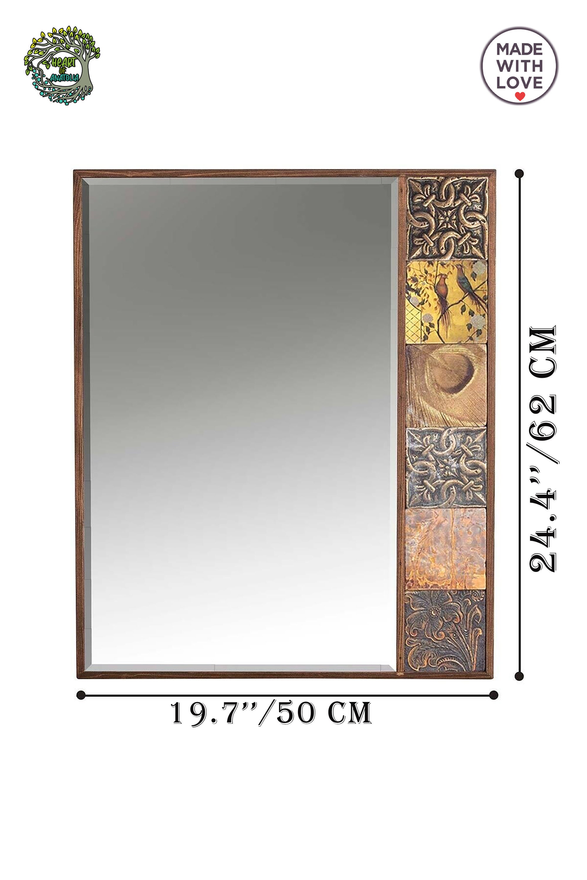 Boho Mirror Wall Decor Mirror Art Full Lenght Boho Mosaic - Etsy