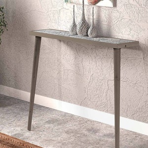 Entryway Table Unique Sideboard Console End Coffee Table Handmade Wood ...