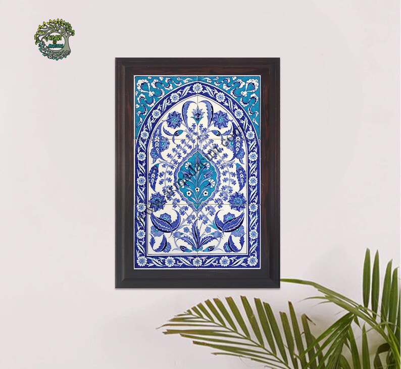 Decorative Ceramic Tile Frame Wall Decor Kitchen Tile Wall - Etsy