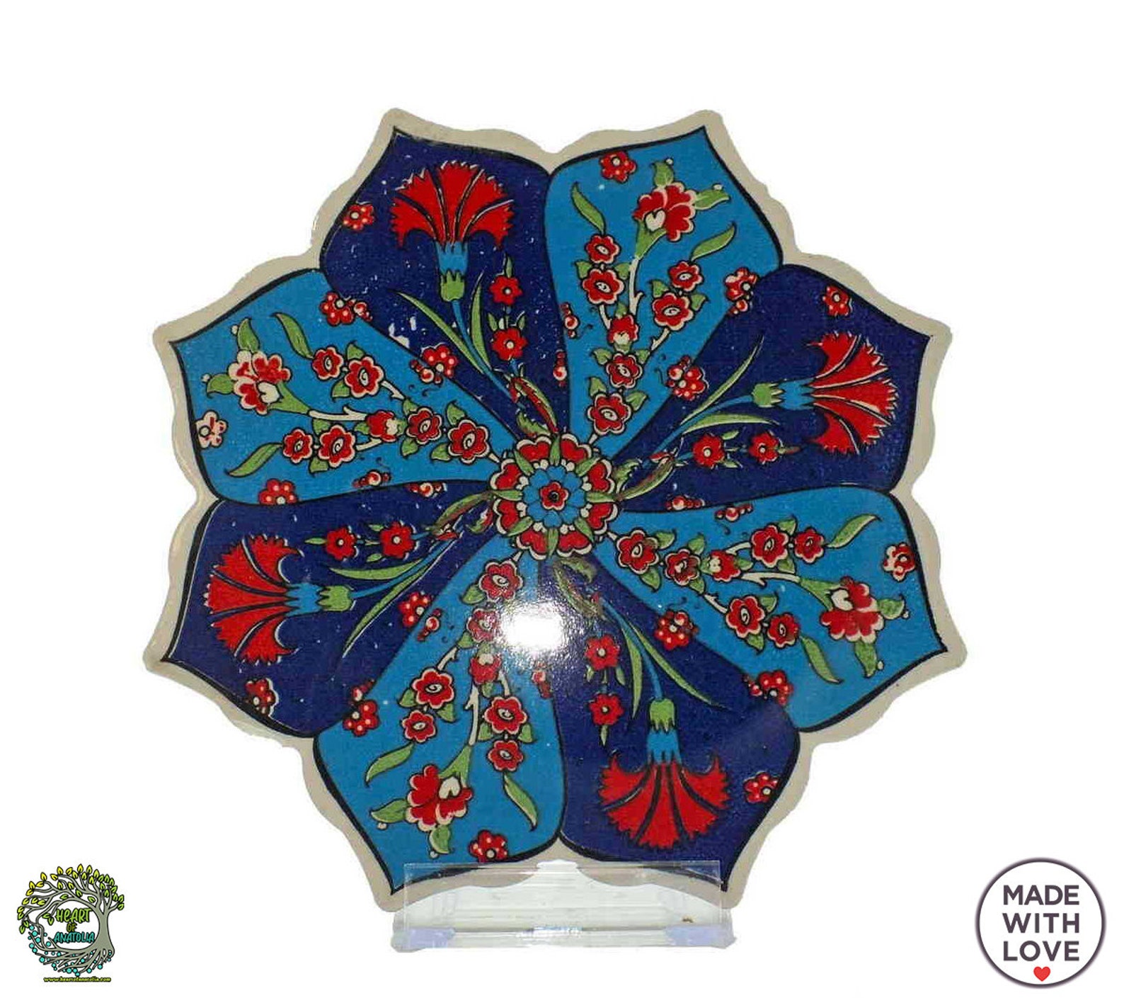 Hand Painted Ceramic Tile Trivet 7 for Hot Dishes Pot - Etsy