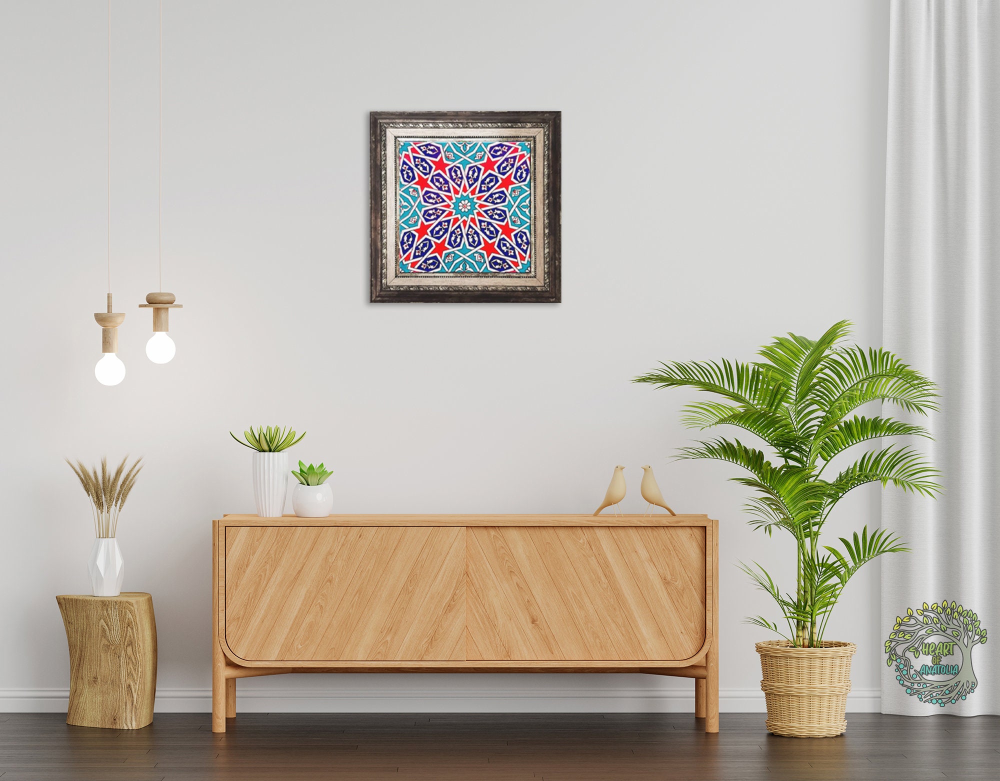 Decorative Ceramic Tile Frame Wall Decor Kitchen Tile Wall - Etsy