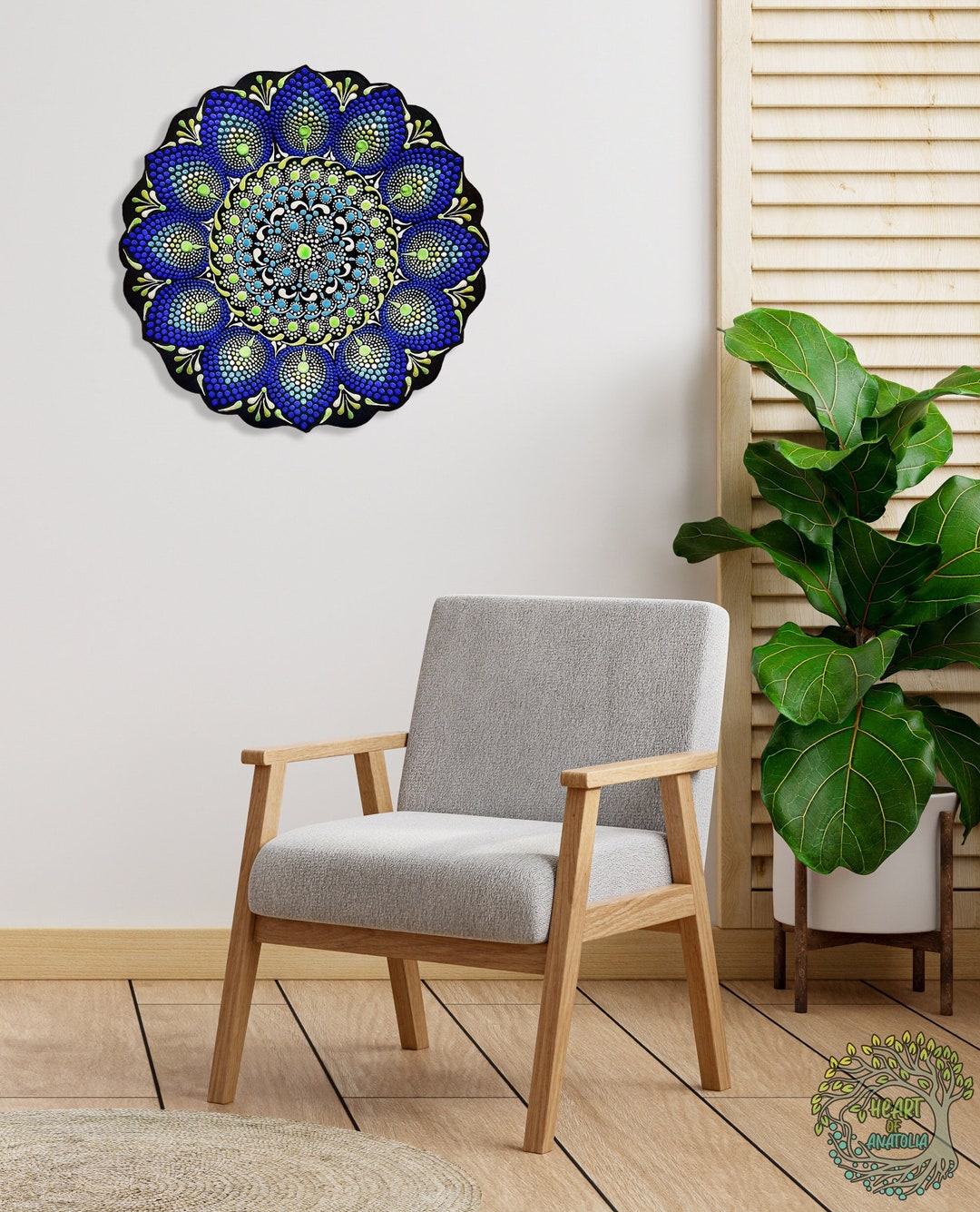 Handmade Ceramic Mandala Plates | Decor Boho Touch Decor to Your Home ...