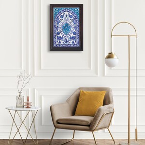 Decorative Ceramic Tile Frame Wall Decor Kitchen Tile Wall Art Living ...