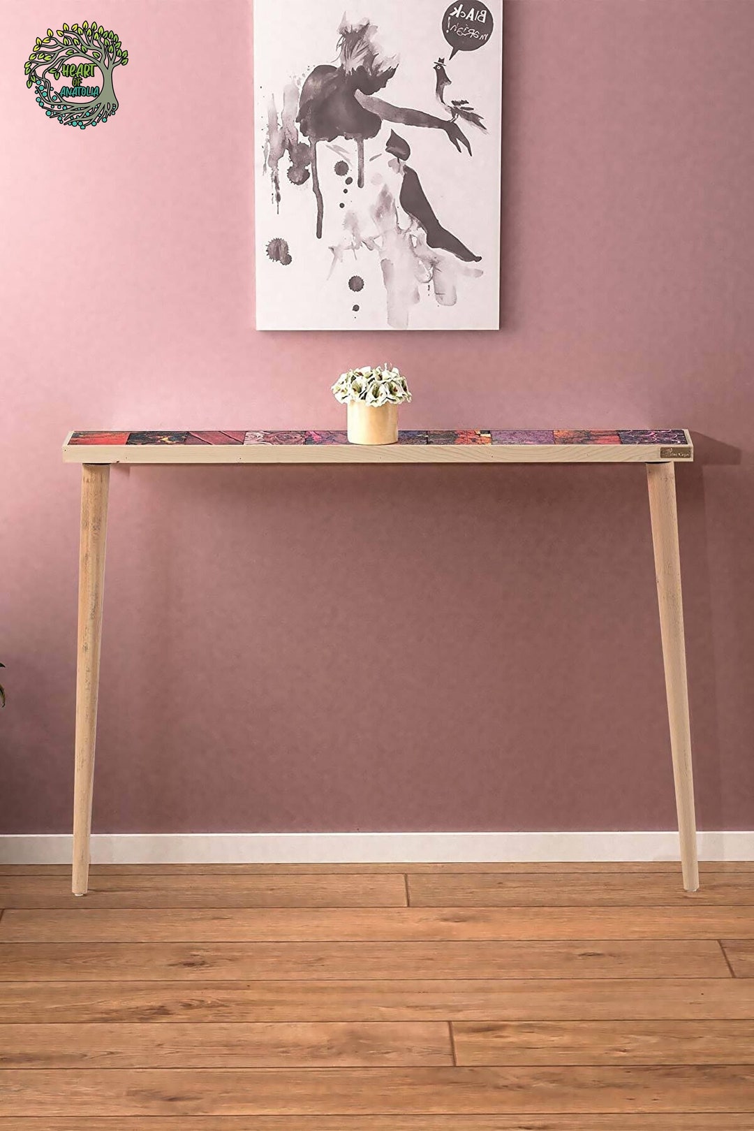 Entryway Table | Unique Sideboard Console End Coffee Table | Handmade ...