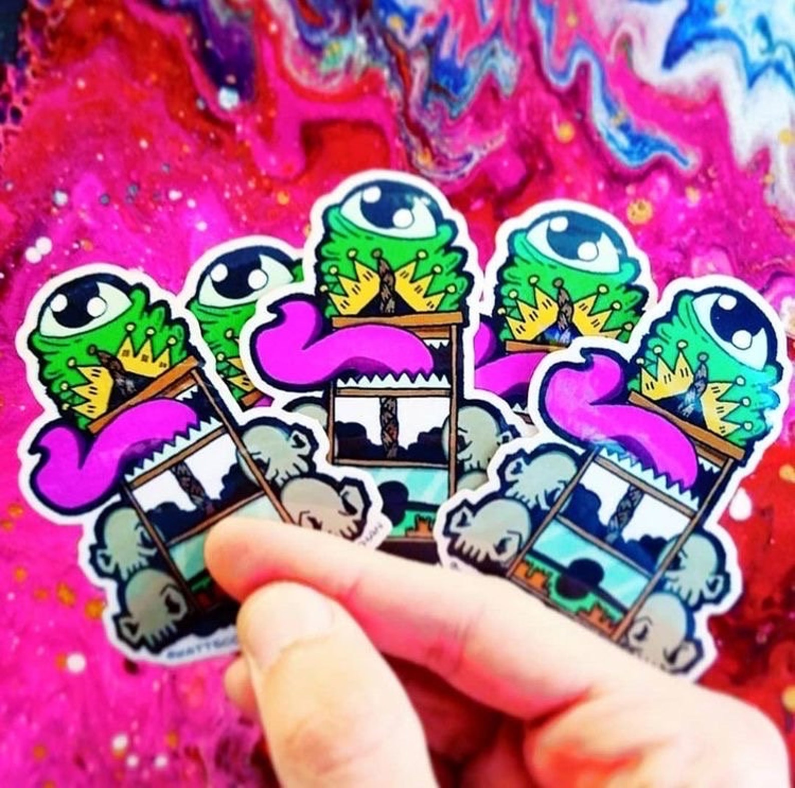Oddboy Sticker Pack- Gen 1, Pack of Five, Graffiti Sticker, Street Art ...