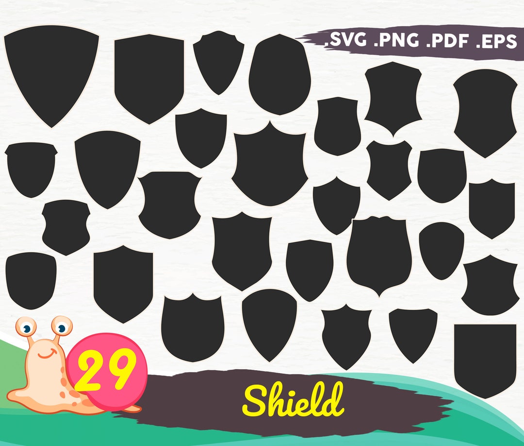 Shield SVG Bundle, Shield SVG, Shield Clipart, Shield Silhouette,shield ...