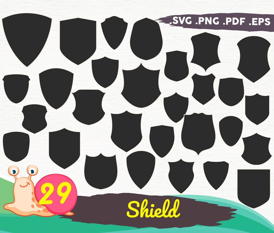 Shield SVG Bundle, Shield SVG, Shield Clipart, Shield Silhouette,shield ...