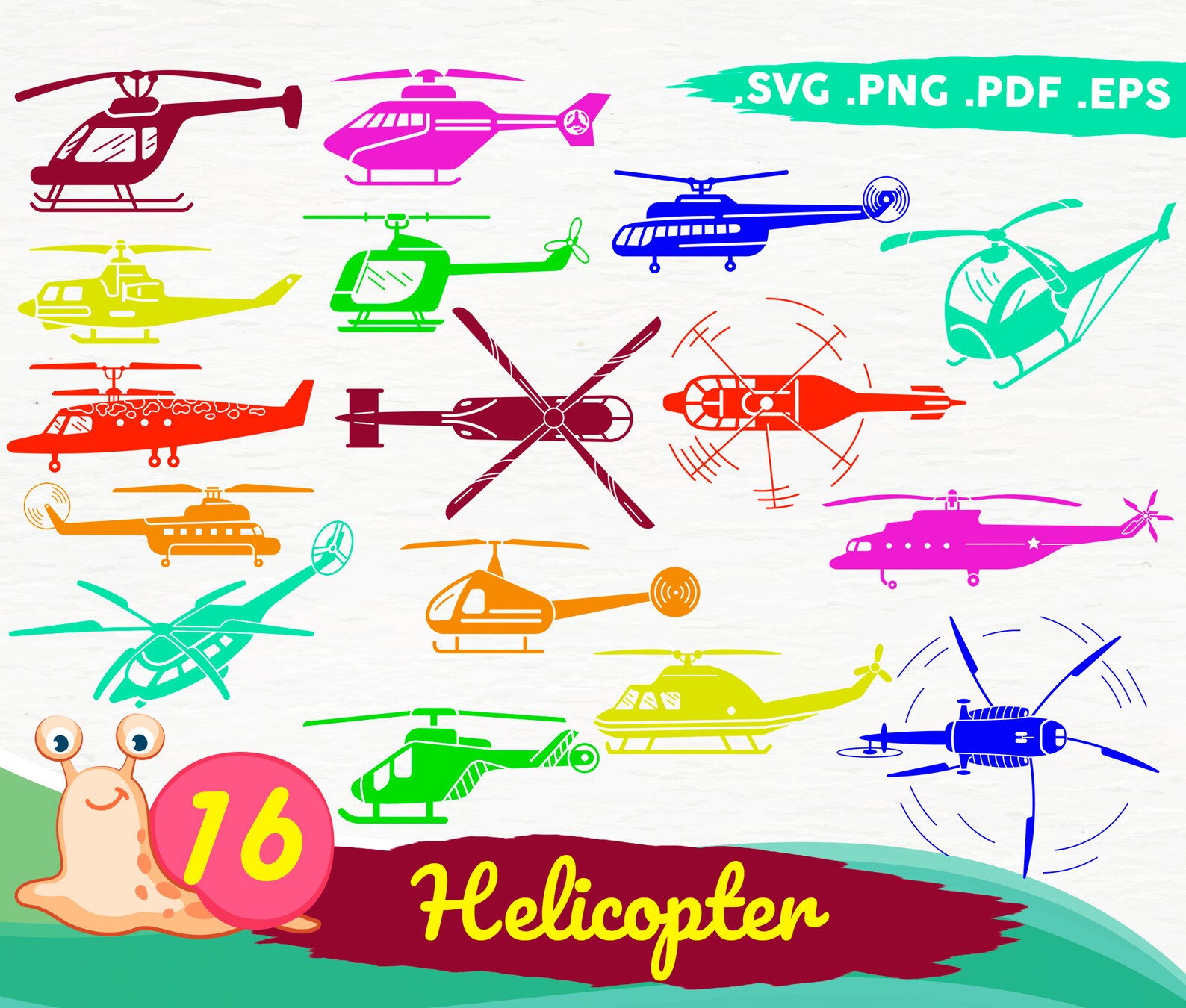 Helicopter Bundle Svg,helicopter Svg,helicopter Clipart,helicopter ...
