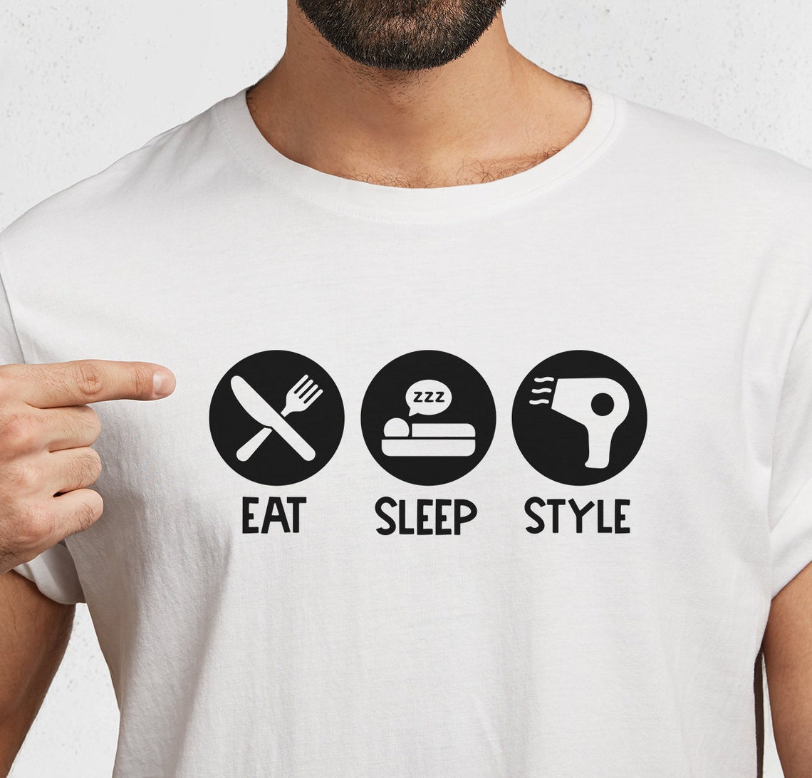 Eat Sleep Style Svg Eat Sleep Mine Repeat Svg Dxf Cut File - Etsy