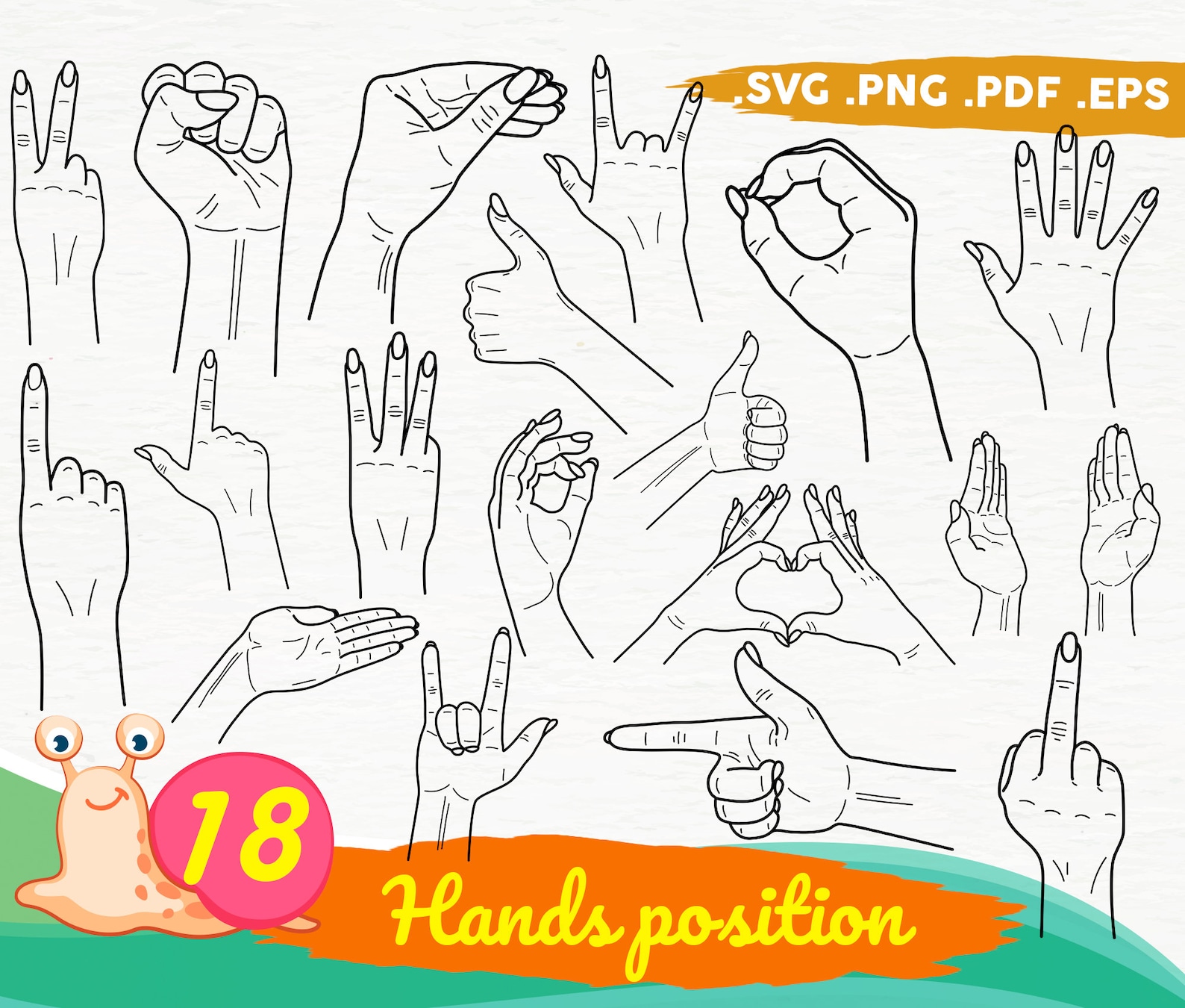 Hands Gestures Svg, Hands Svg, Hands Silhouette, Hands, Hands Svg ...