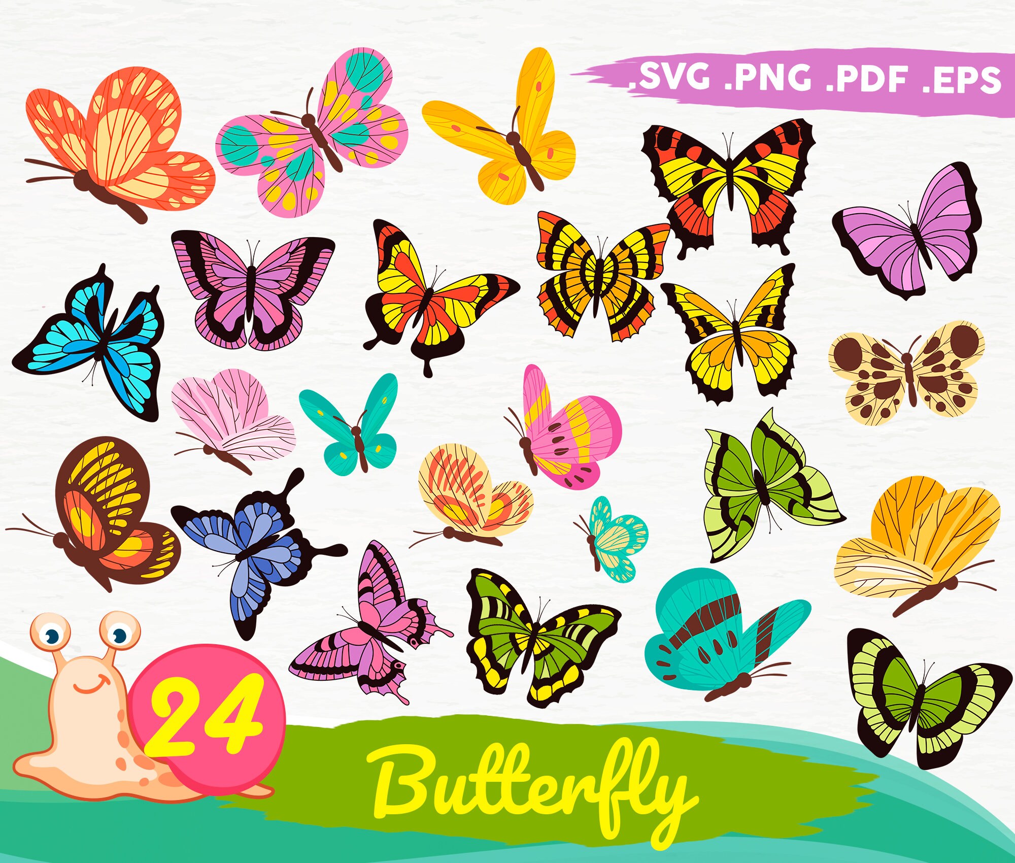 Butterfly SVG ,butterfly Bundle SVG Files ,butterfly SVG ,layered ...