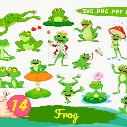 Frog Family Clip Art