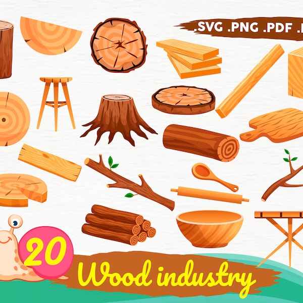 Wooden Log Printable - Etsy