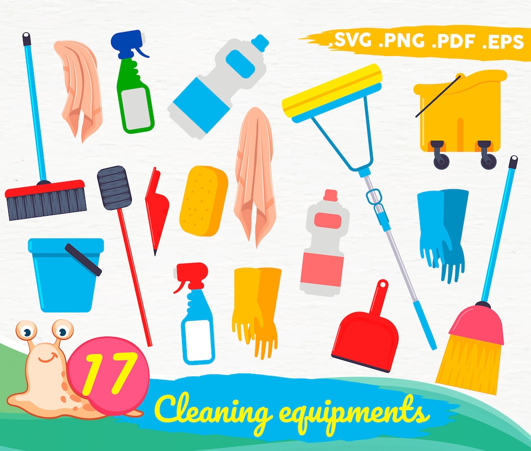 Cleaning Clipart Collection, Cleaning SVG Bundle, Cleaning Png ...