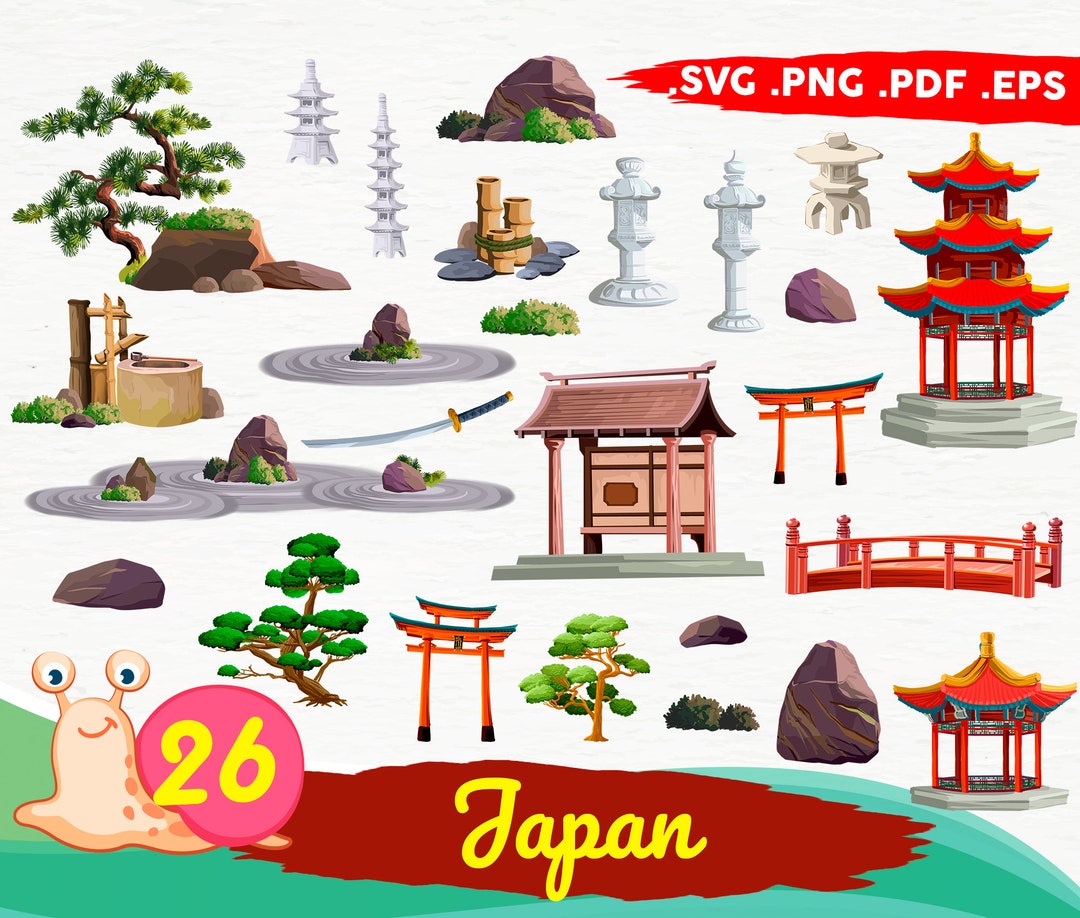 Japan Svg, Japan Themed Bundle ,japan Printable, Japan Tree Svg, Japan ...
