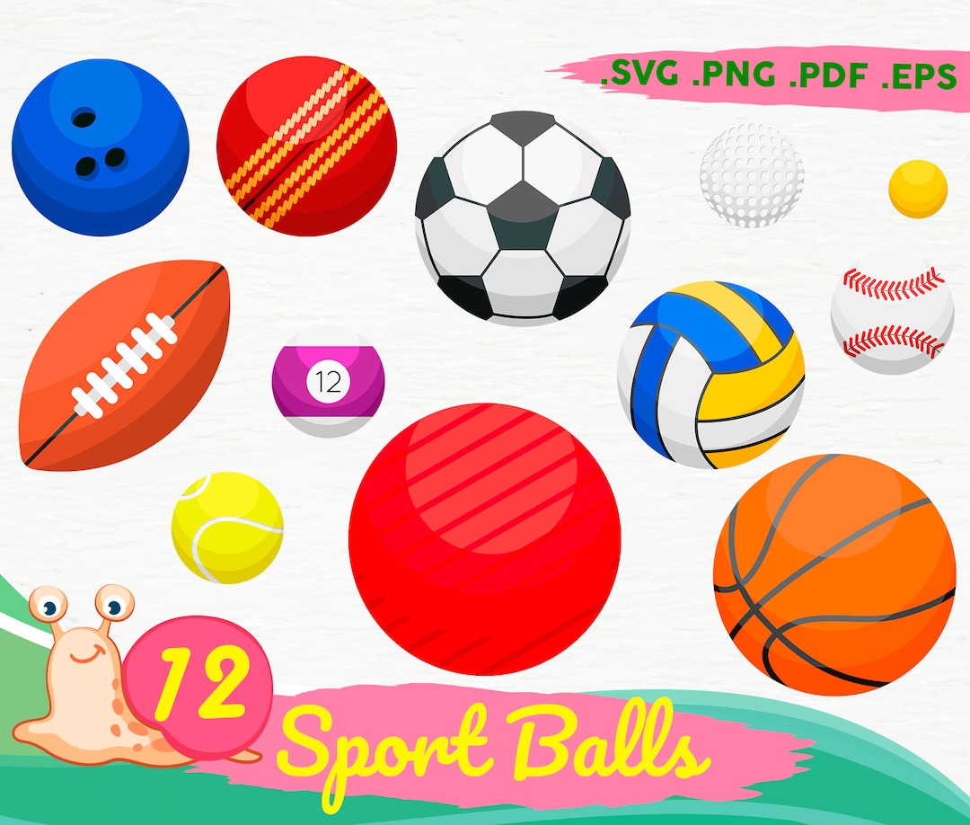 Sport Balls Svg,sports Balls, Bundle Svg ,sports Ball,baseball Ball Svg ...