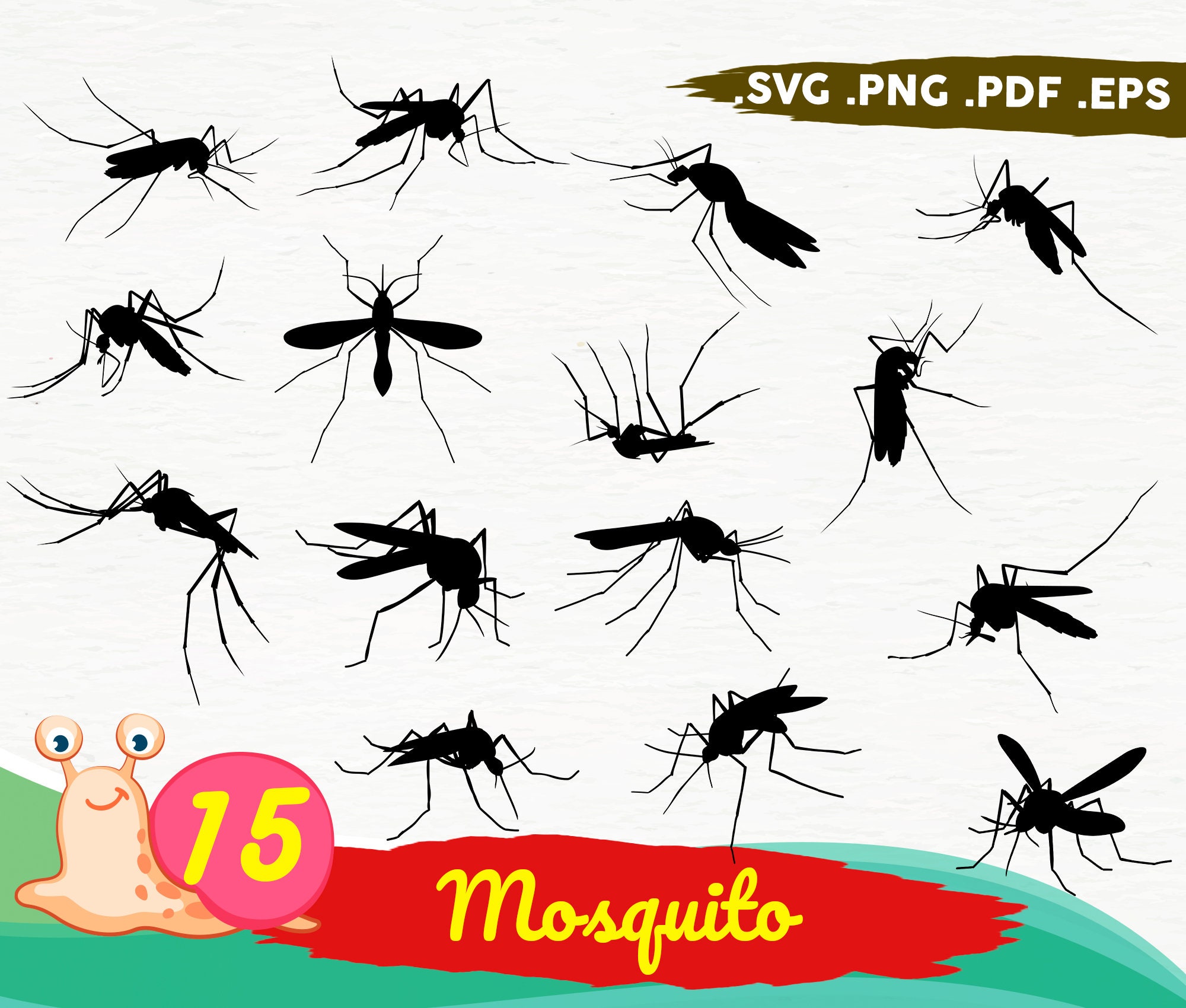 Mosquito Svg, Mosquito Clipart,mosquito Svg,mosquito Silhouette,insects ...
