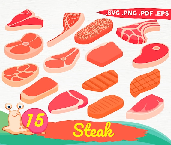 Steak Svg Steak SVG Beef Svg BBQ Svg Steak Clipart Steak | Etsy