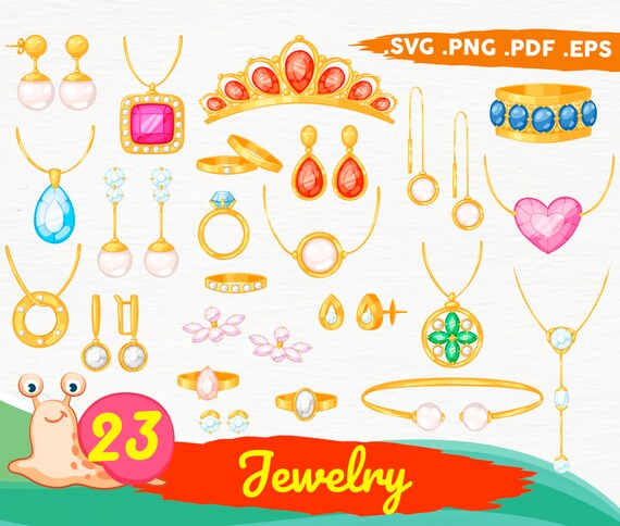 Jewelry Svgfashion Women Svg Bundlejewelry Svgcosmetic - Etsy