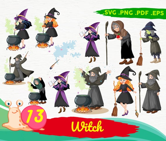 Witch SVG Bundle Halloween Svg Witches Svg Witch Hat Svg - Etsy