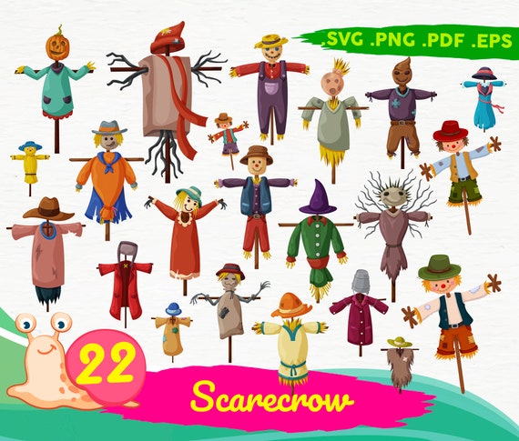 Scarecrow SVG Bundle Scarecrow Scarecrow Png Scarecrow Eps - Etsy